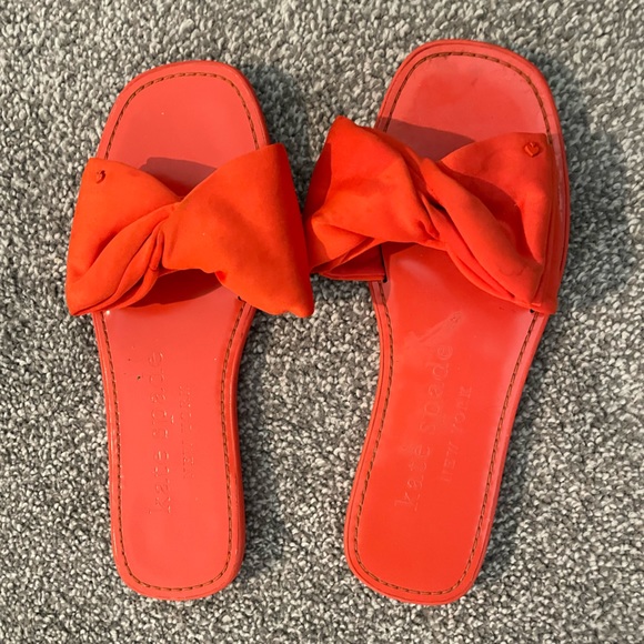kate spade | Shoes | Kate Spade Bikini Bow Slide Sandals | Poshmark